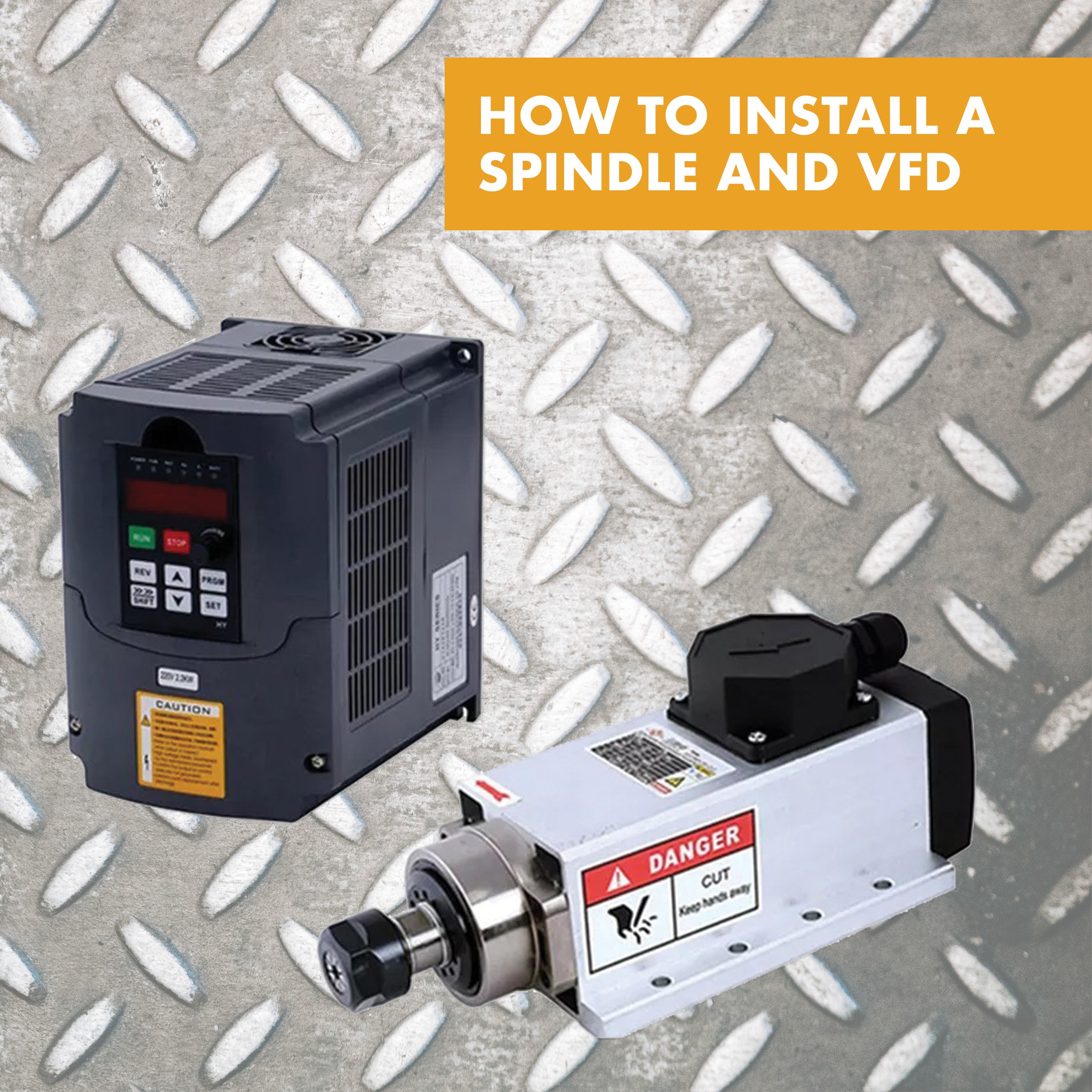 Installation of Spindle and VFD – CNC Online SA
