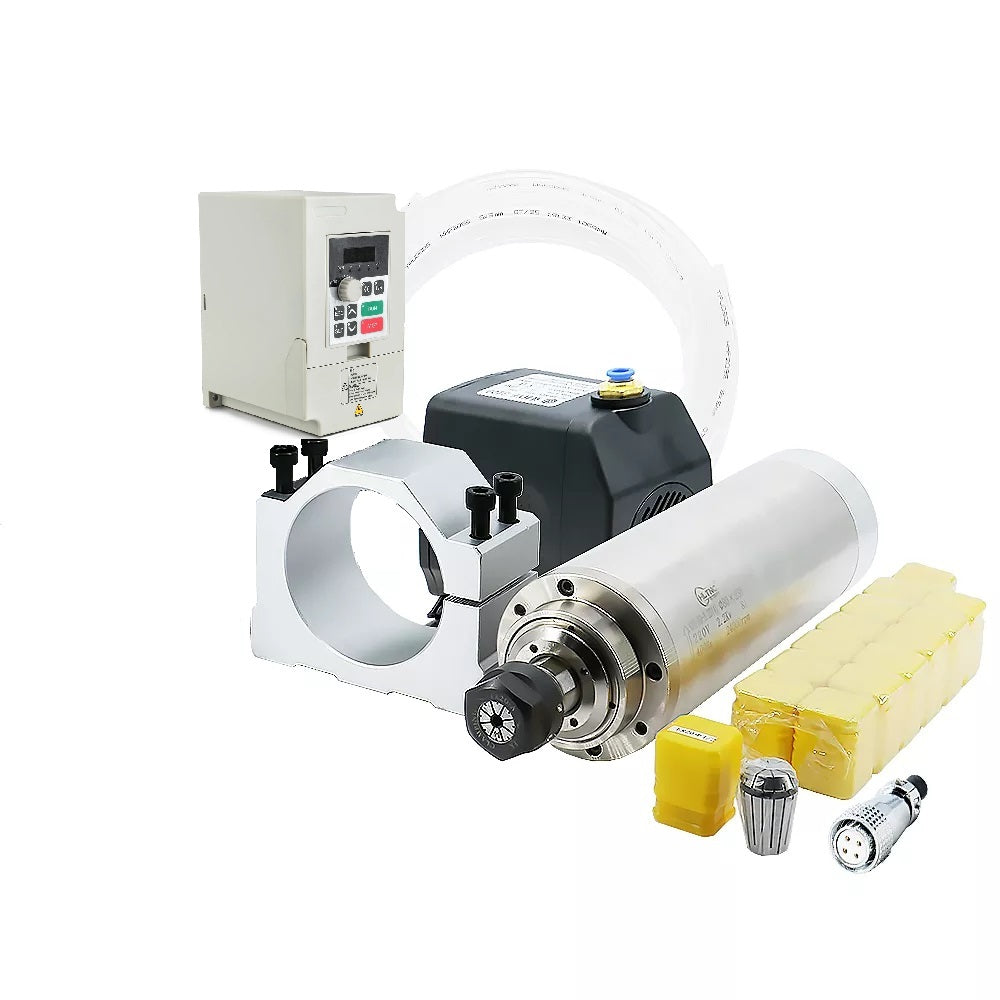 2.2kw Water Cooled Spindle With VFD Kit – CNC Online SA