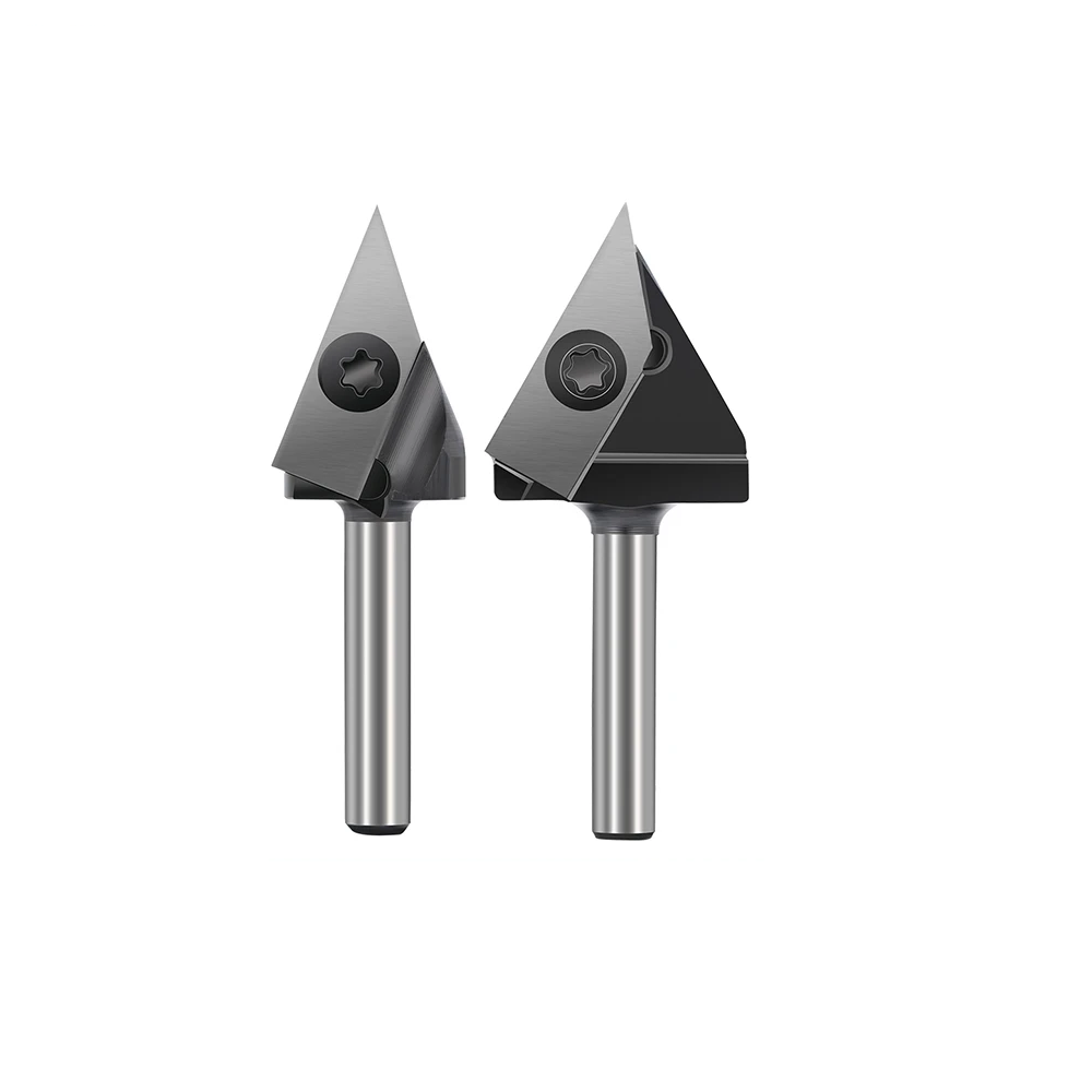 V-Groove Cutter with Insert (Multiple Size Options) – CNC Online SA